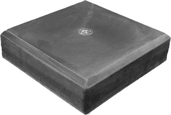 Voetplaat 30x30x8 met schroefhuls M10 – Betonfabriek.nl